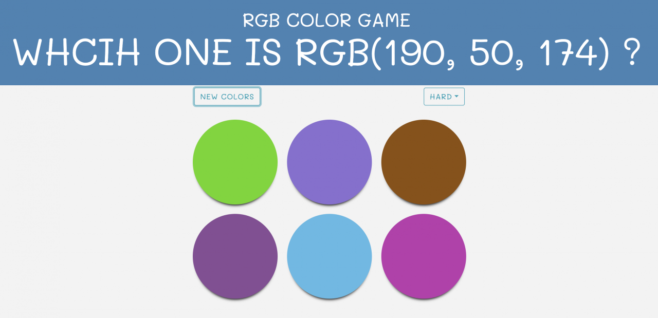 GitHub - zzyyzzzzy/RGB-Color-Game: 🌈 Color Game For Human